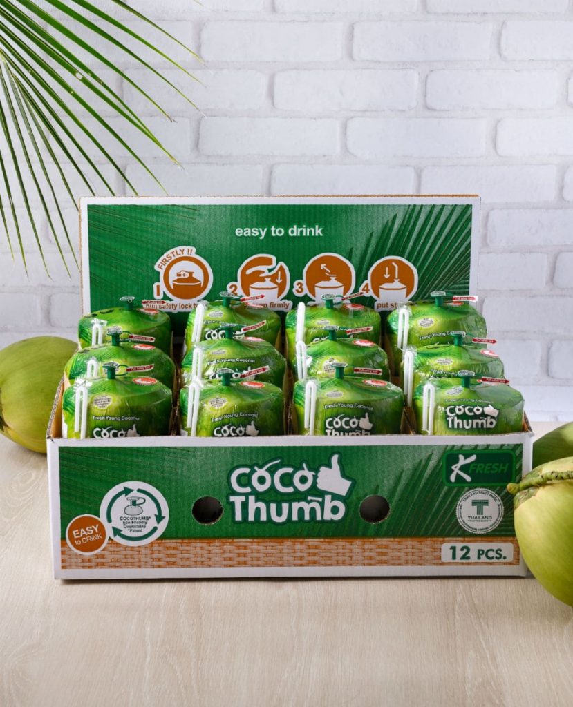 【整箱】泰国Coco Thumb 即饮椰青 （12个） - Justfresh